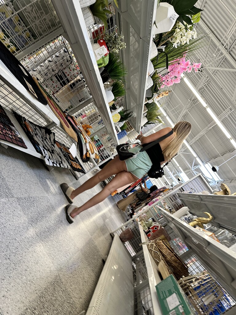 White chick with cheeks hanging out of green shorts - Short Shorts ...