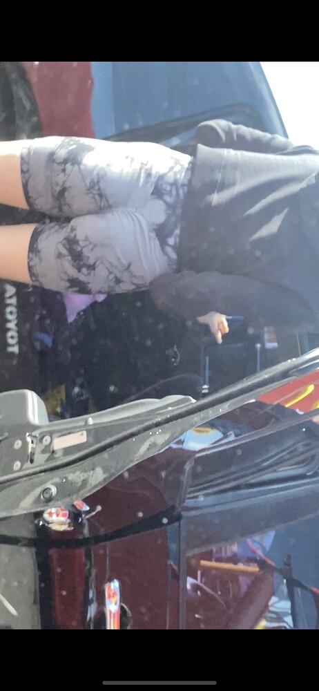 Sweet cheeks at car wash washing her car - Spandex, Leggings & Yoga ...