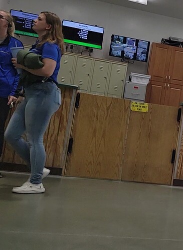 Slim Thick Blonde Strutting Her Amazing Ass Bonus Pawg Tight Jeans