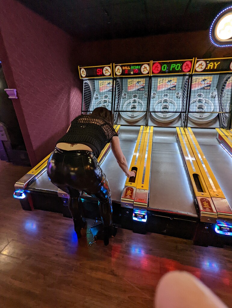 Ultra Shiny PVC at the arcade. - Spandex, Leggings & Yoga Pants - Forum