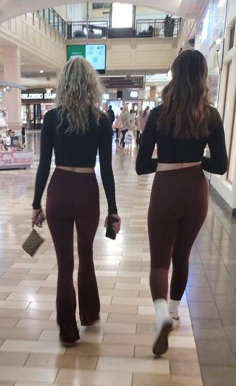 Two sets of "twofers"( two girls together, matching) - Spandex ...