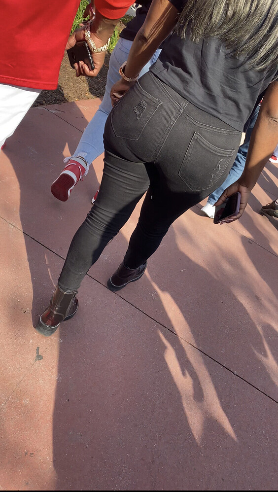 Fat Booty Black Girl In Tight Black Jeans Strong Vpl Tight Jeans Forum