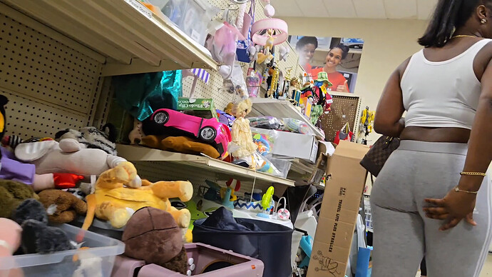 (OC/VID) Ebony ass N' Grey leggings scratchin puswa (AOC) - Spandex ...