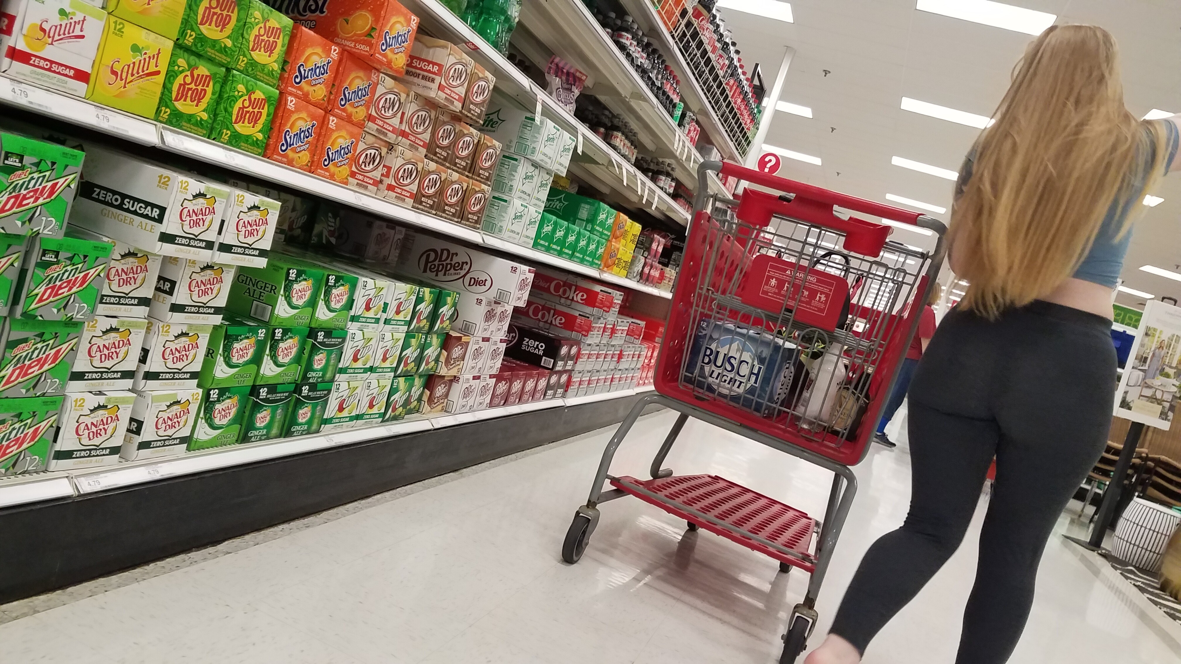Big Booty Blonde At Target Spandex Leggings And Yoga Pants Forum