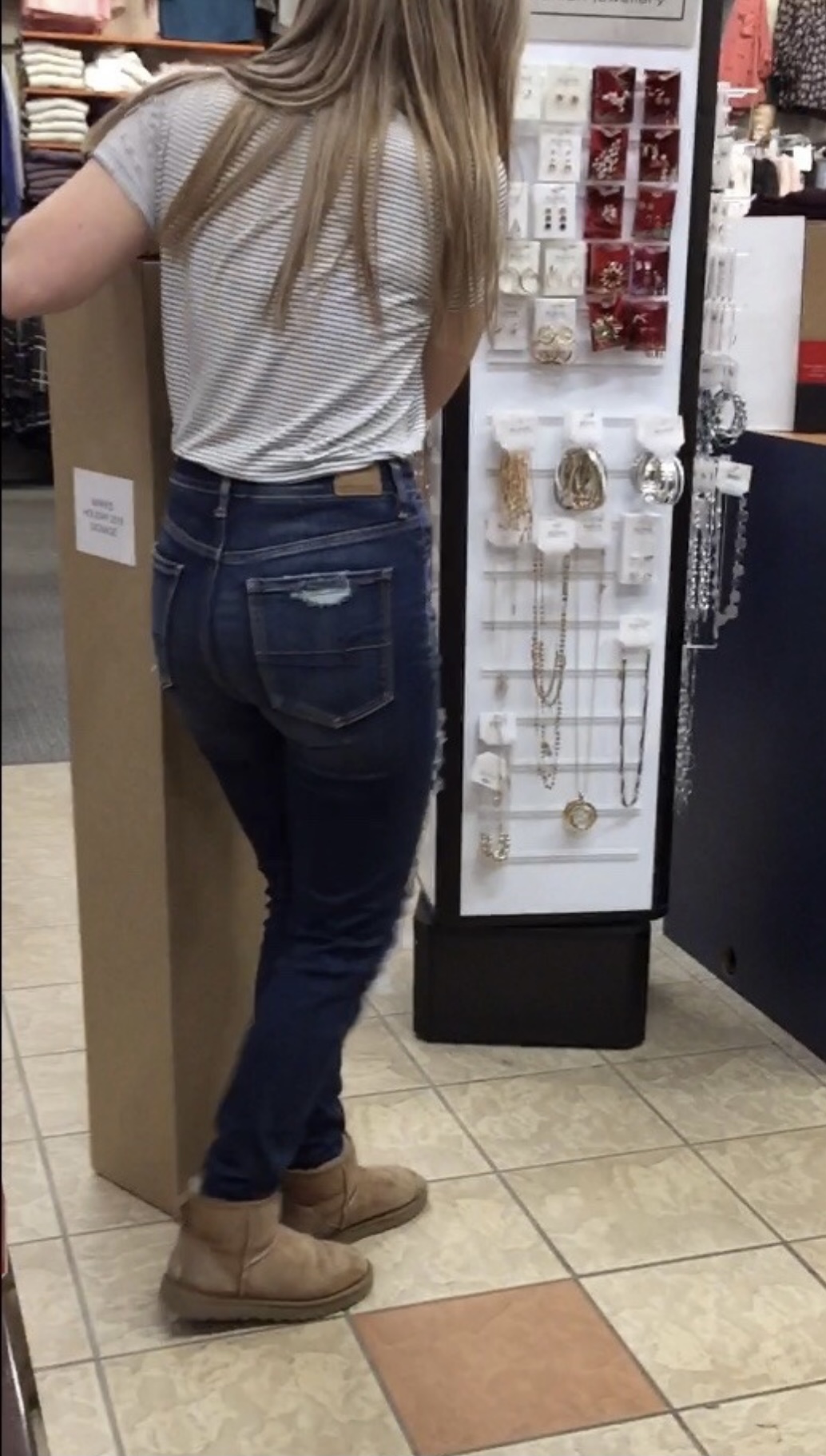 Store Employee Part Timer Tight Jeans Forum