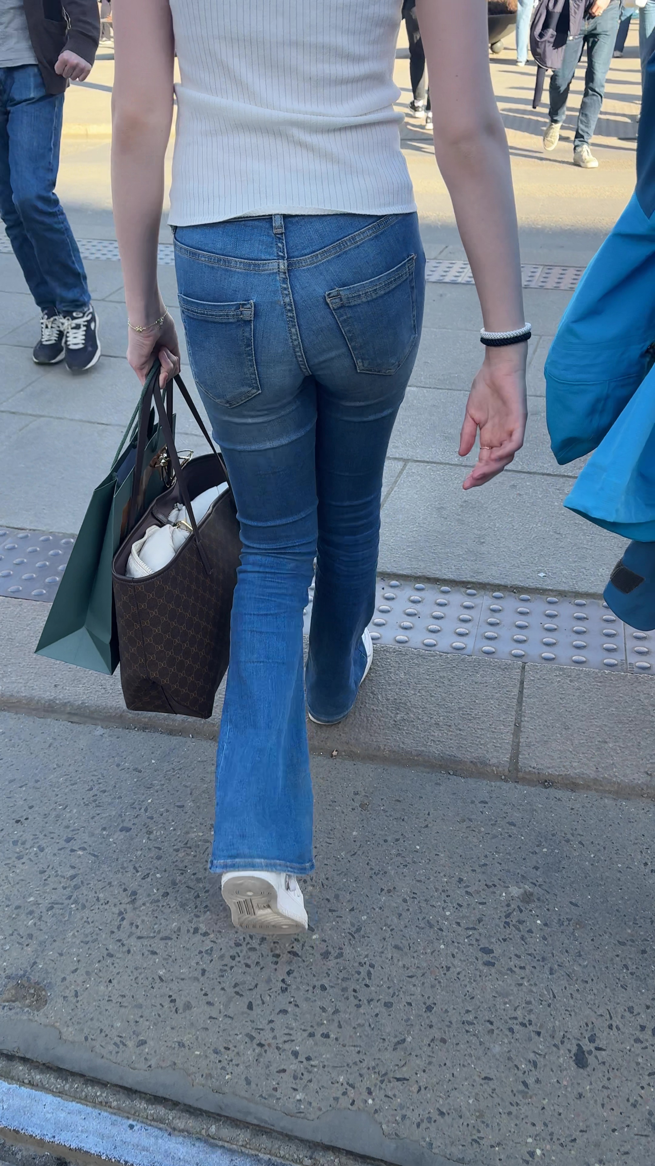 Girl In Tight Jeans With Her Bf Tight Jeans Forum