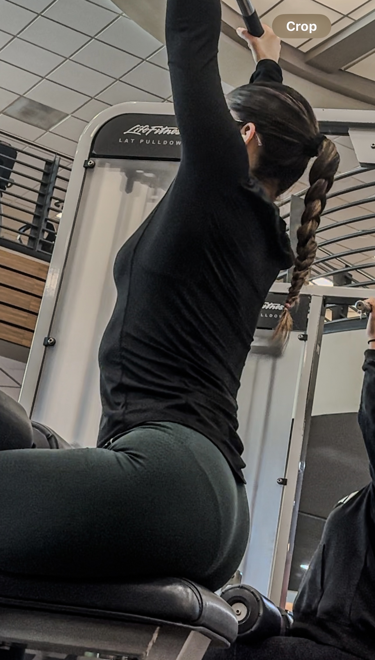 Gym Latina Fit Ass Massive Vpl Oc Spandex Leggings And Yoga Pants