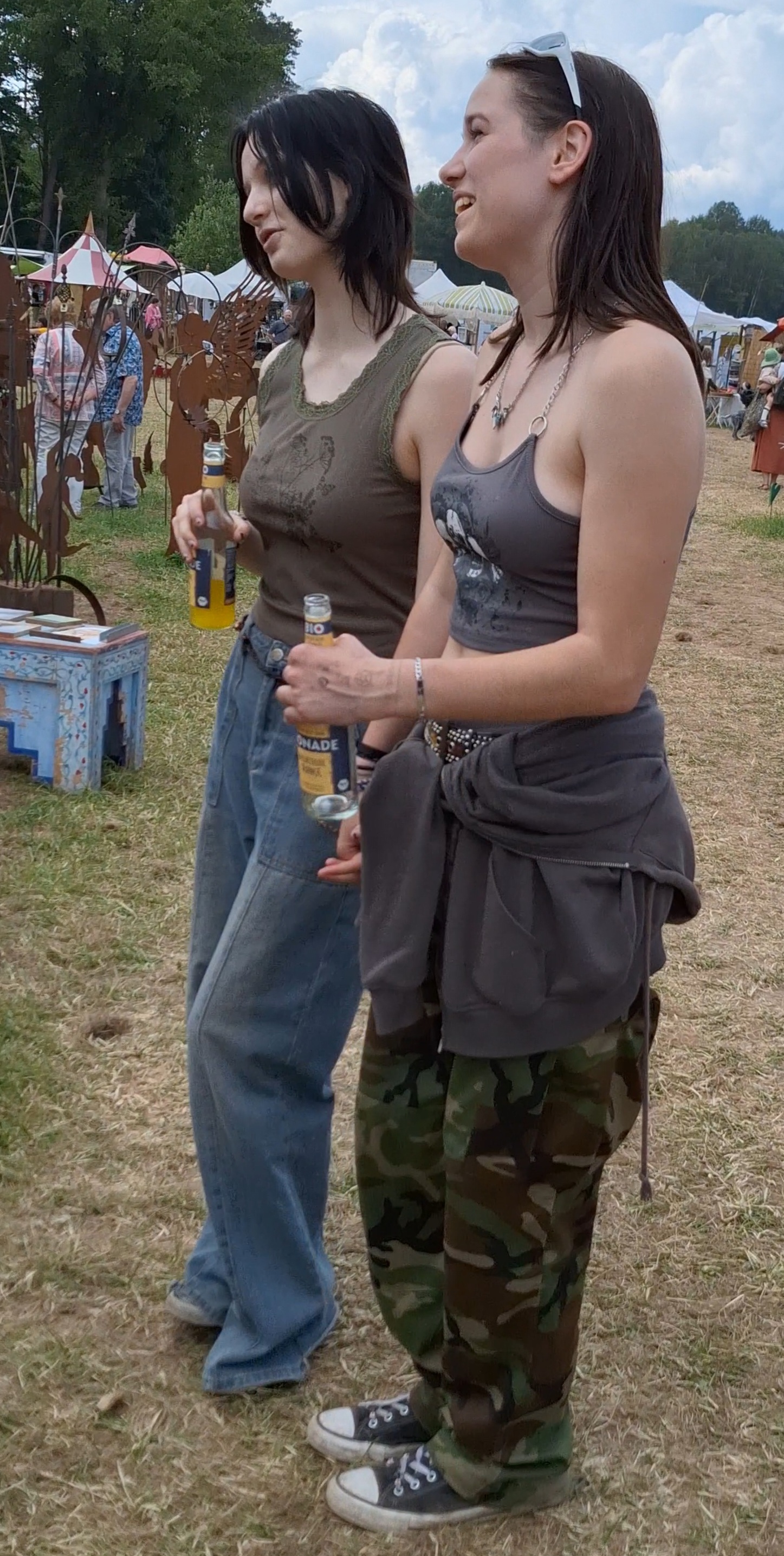 Seriously hot lesbians at festival - boobs - Forum