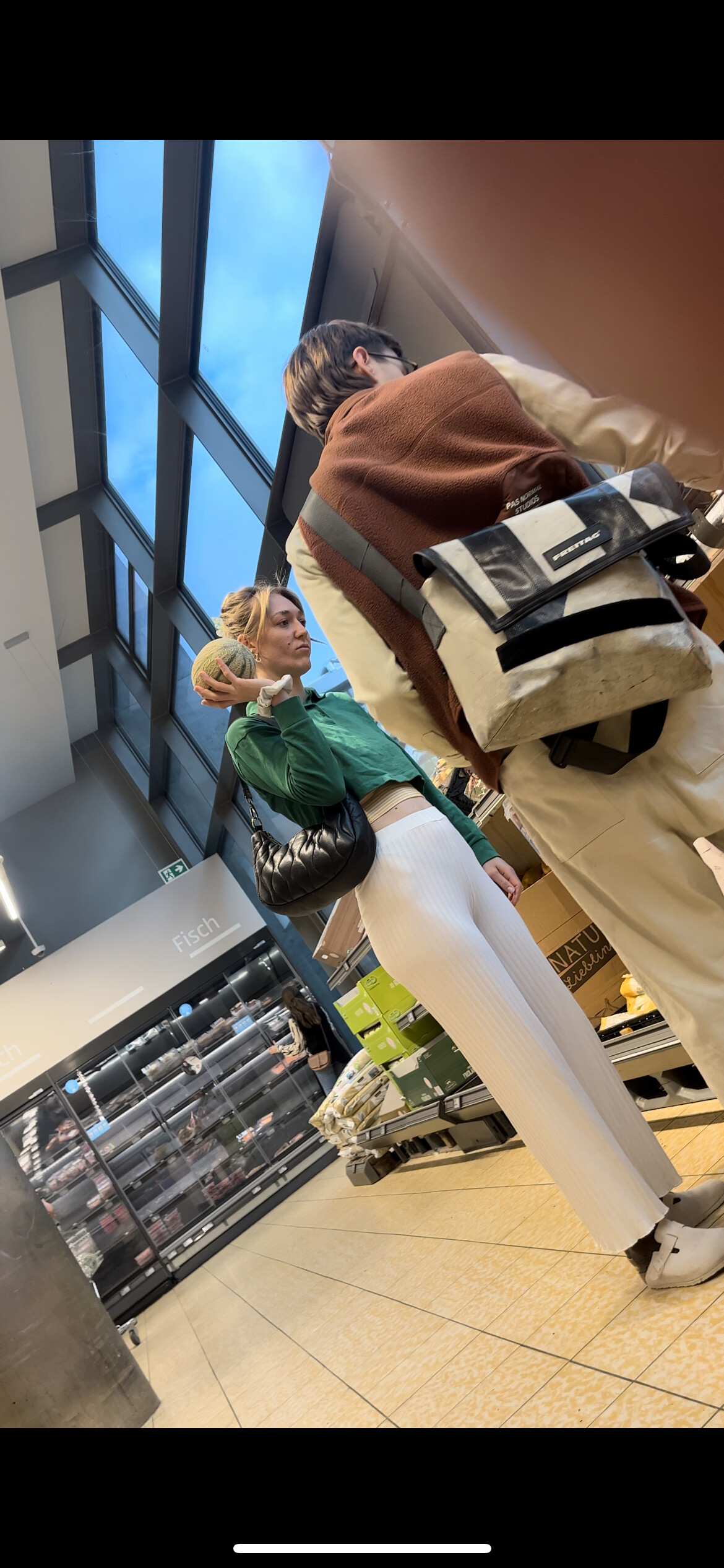 My first post: sheer white pants see through sqatting (faceshots ...