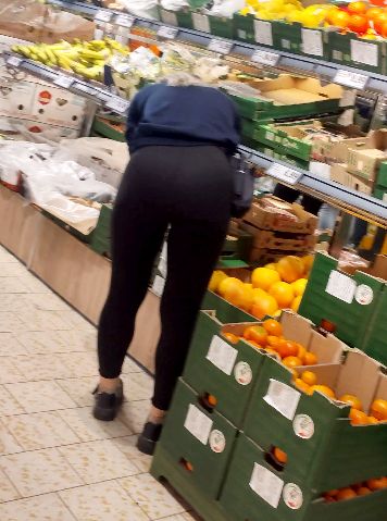 Hard working, pretty shop-assistant - Spandex, Leggings & Yoga Pants ...