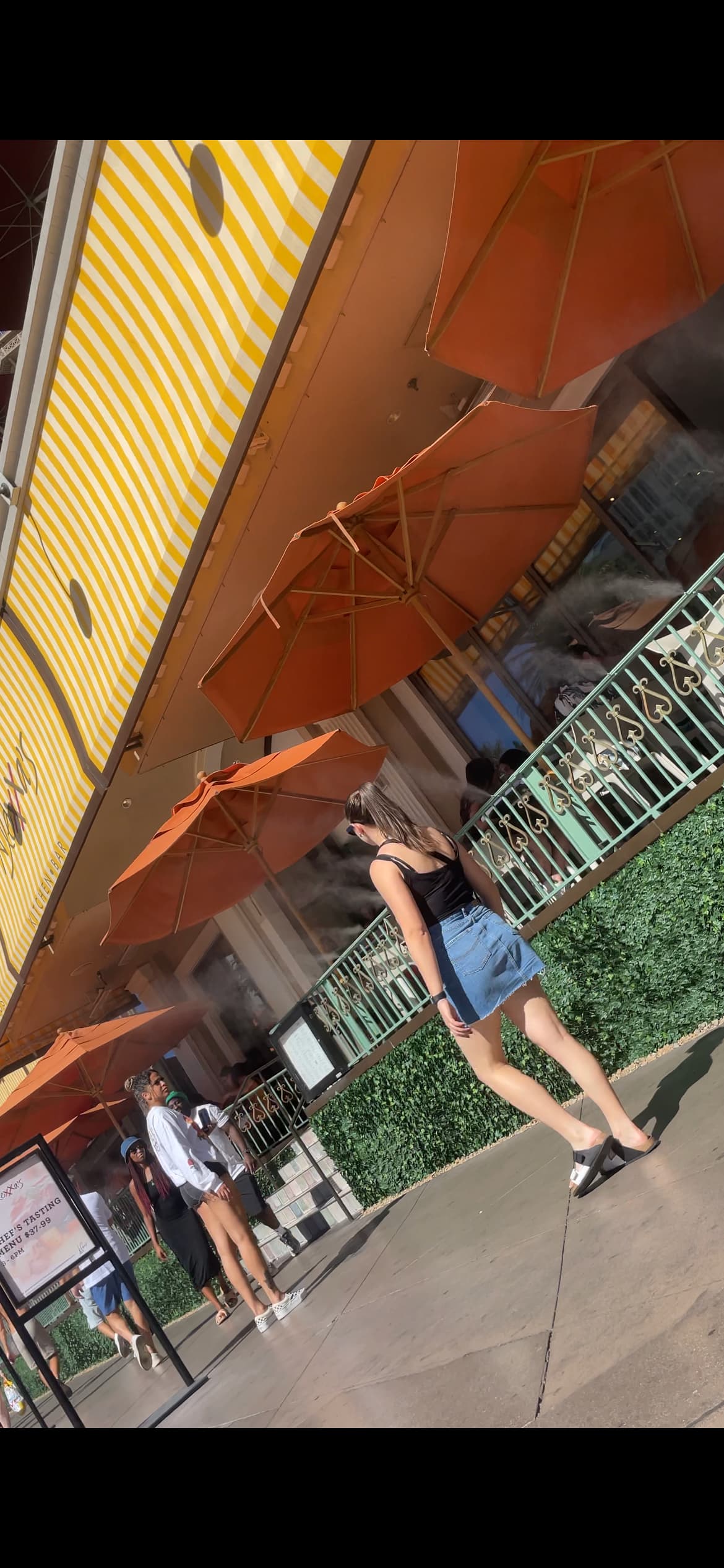 Vegas Highlights - Sidewalk and Staircase Ass [OC] - Short Shorts & Volleyball - Forum