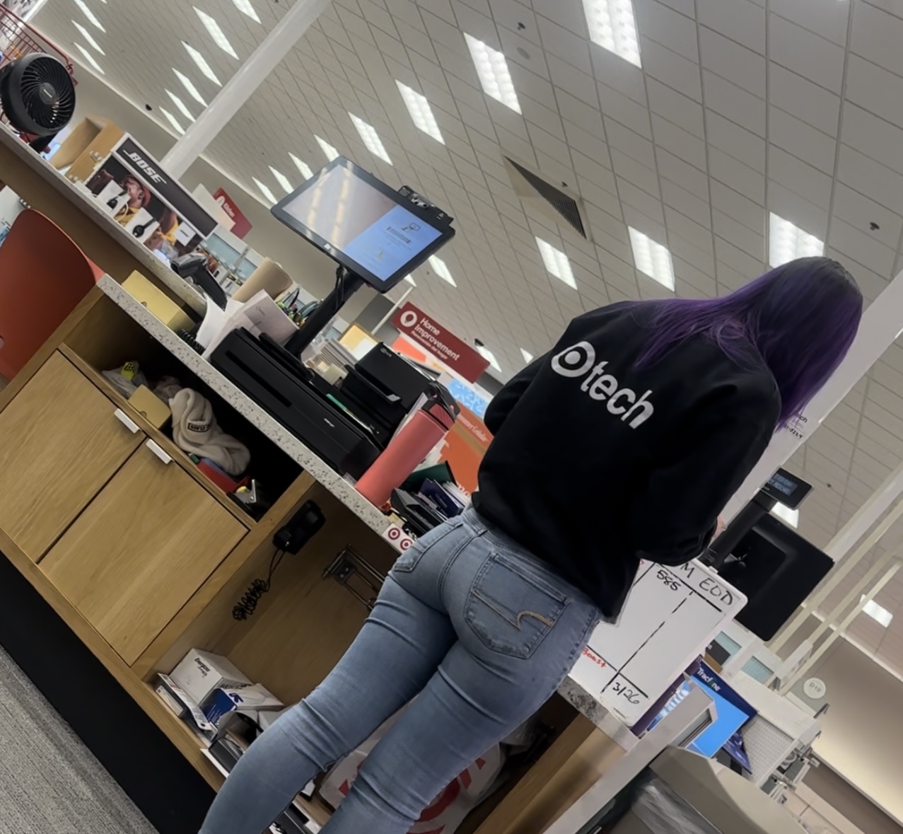 Goth Target Worker with a perfect tight ass - Tight Jeans - Forum