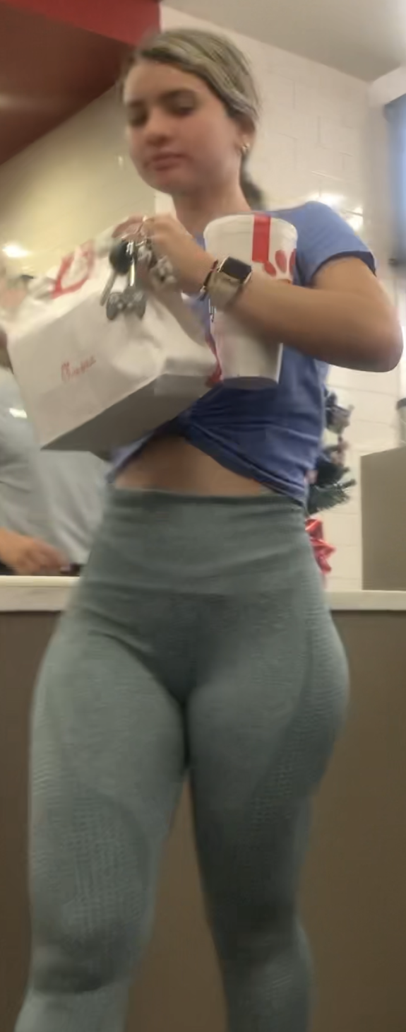 Post Gym Snack Spandex Leggings Yoga Pants Forum