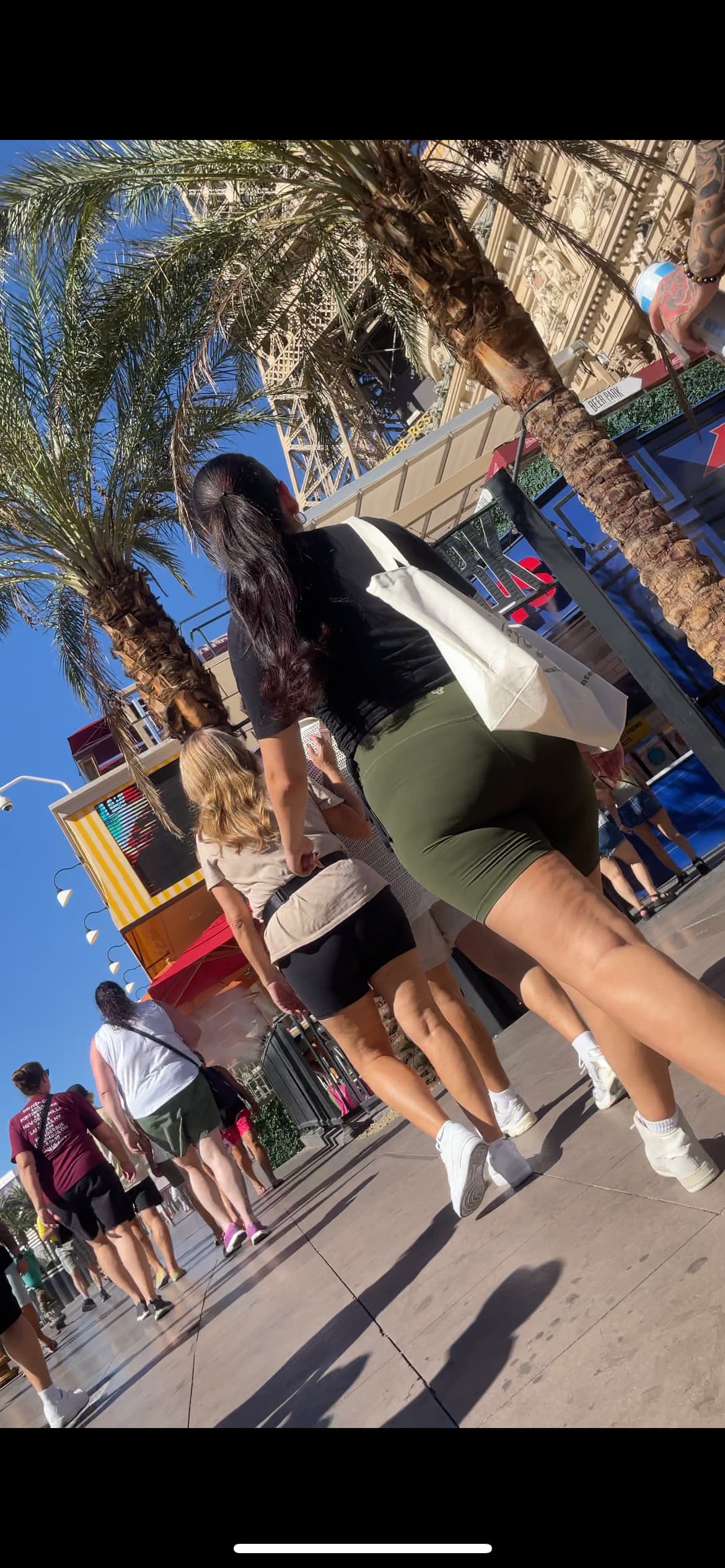 Vegas Highlights - Sidewalk and Staircase Ass [OC] - Short Shorts & Volleyball - Forum