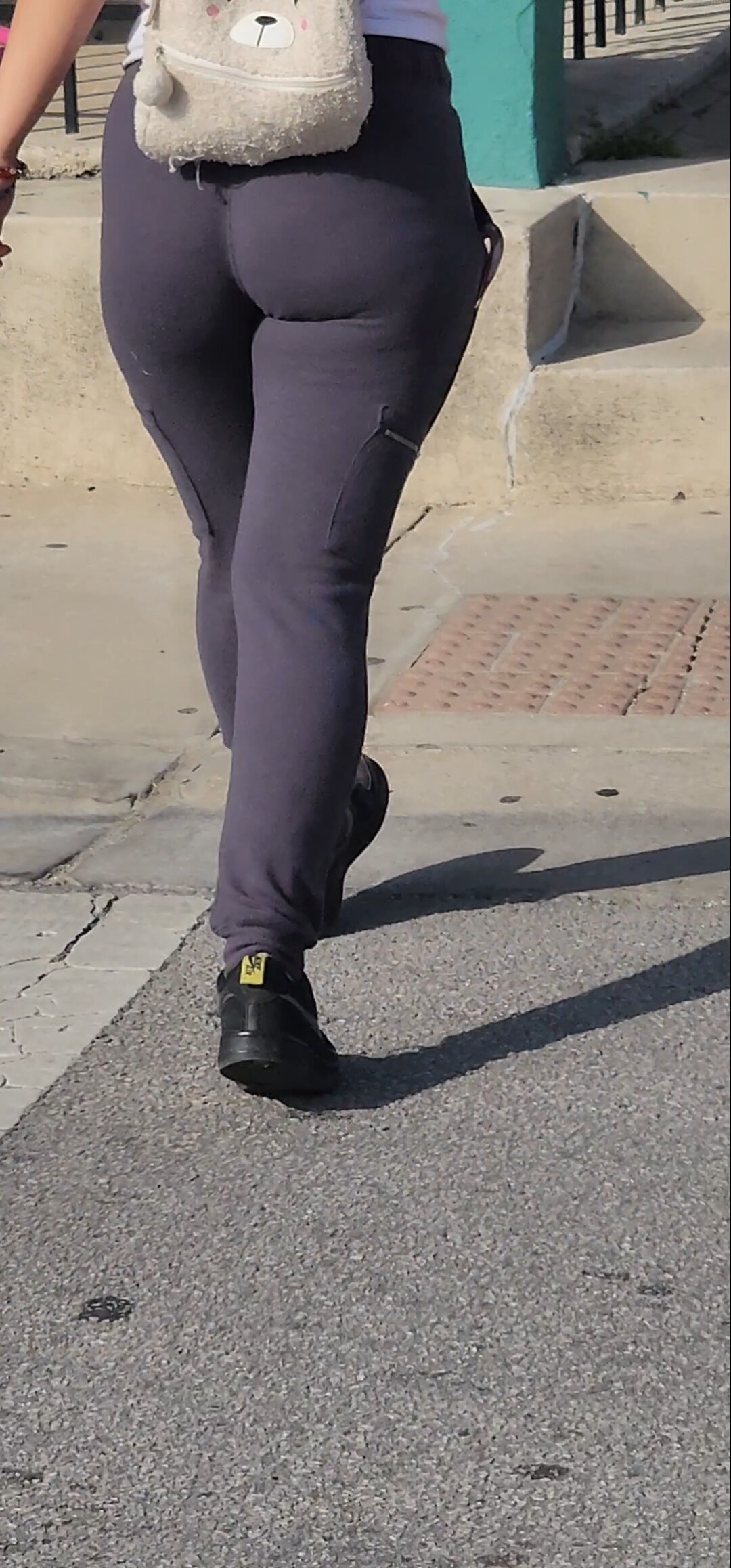 Vpl Y0ung Latina In Tight Leggings Amazing Body Spandex Leggings