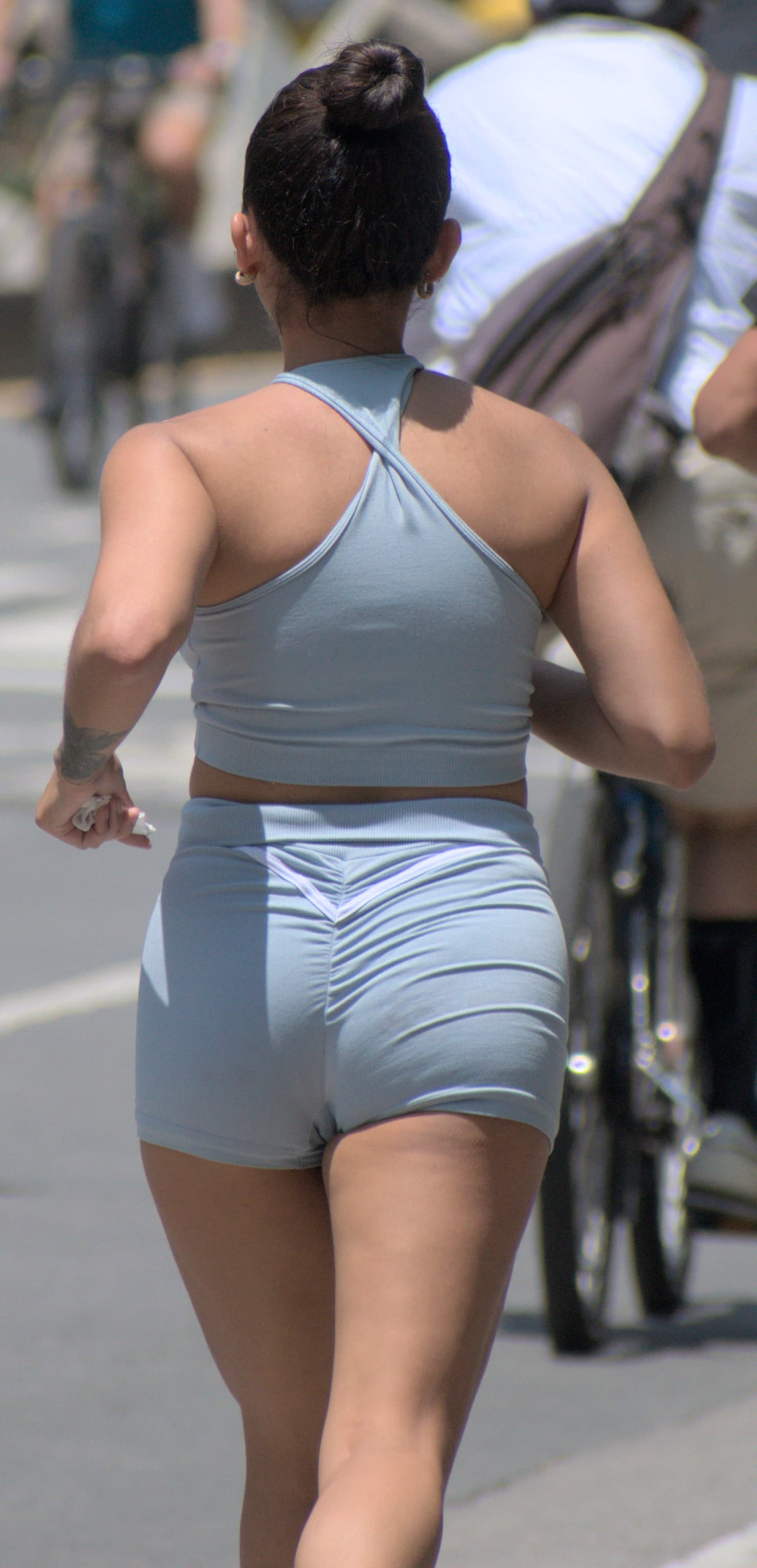 Runner in Blue Shorts Great VPL (OC) - Short Shorts & Volleyball - Forum