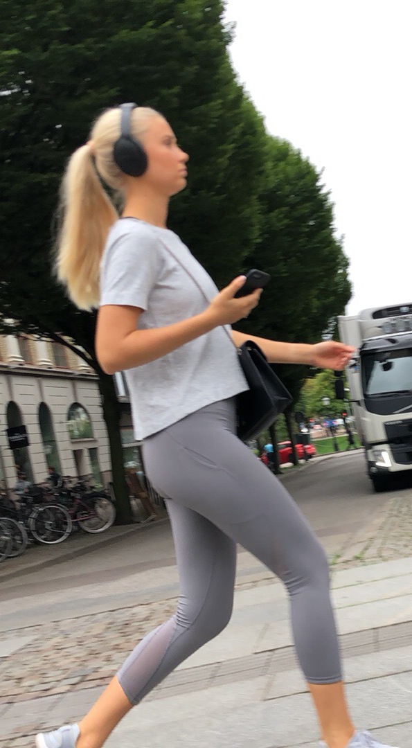 Skinny Teen in grey Leggings Part II - VTL - Spandex, Leggings & Yoga ...