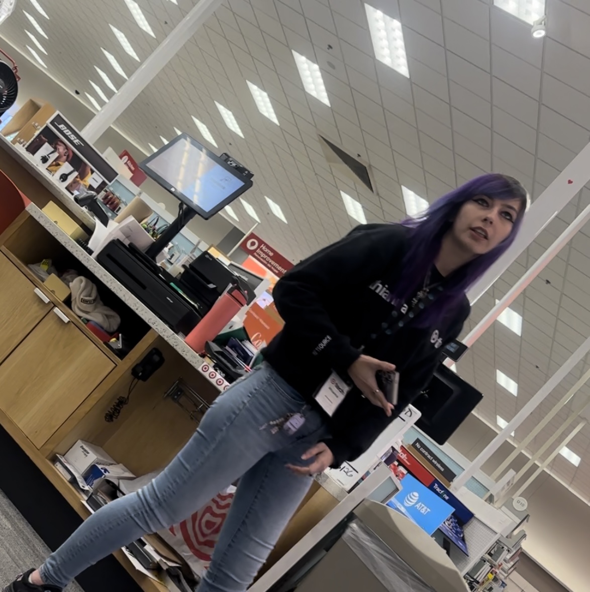 Goth Target Worker with a perfect tight ass - Tight Jeans - Forum
