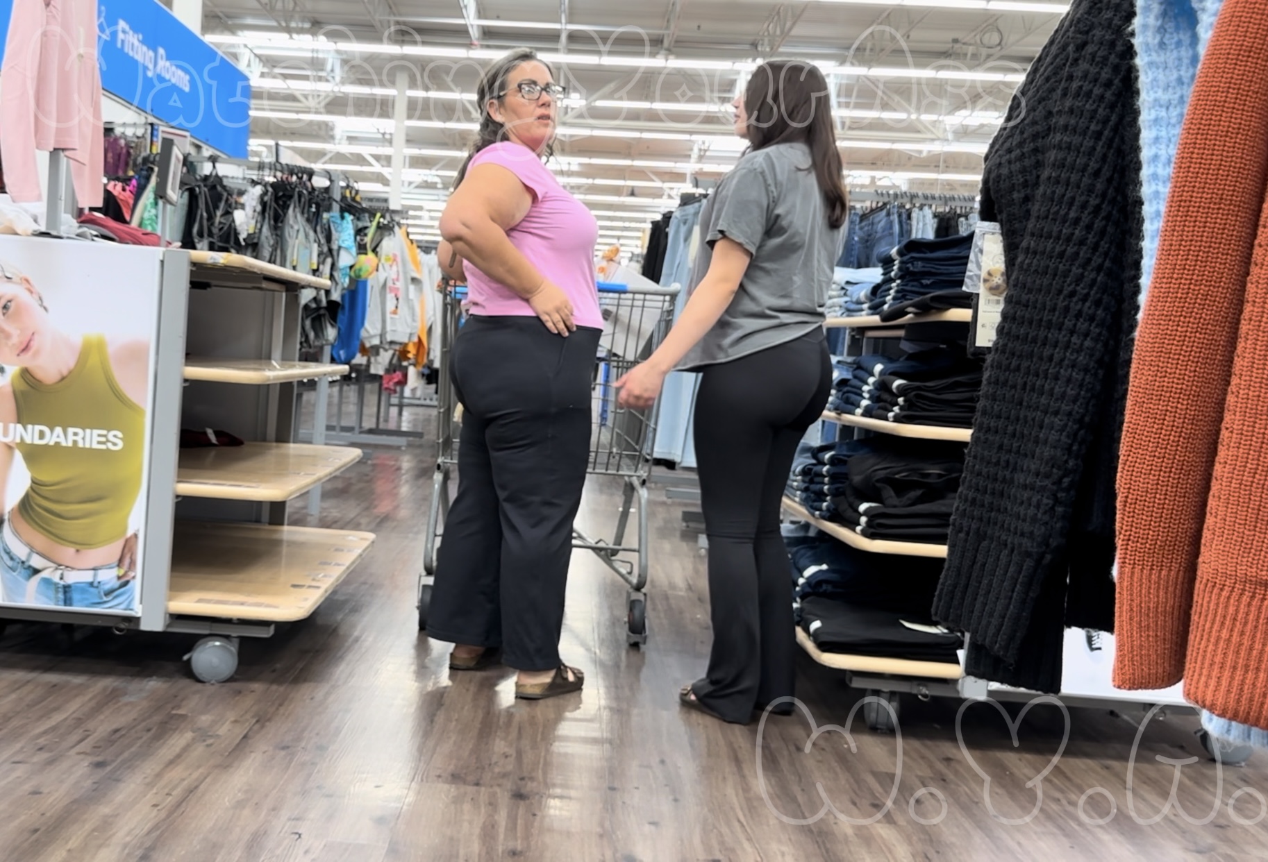VTL Petite Pregnant White Girl with Mom in Walmart (OC) - Spandex ...