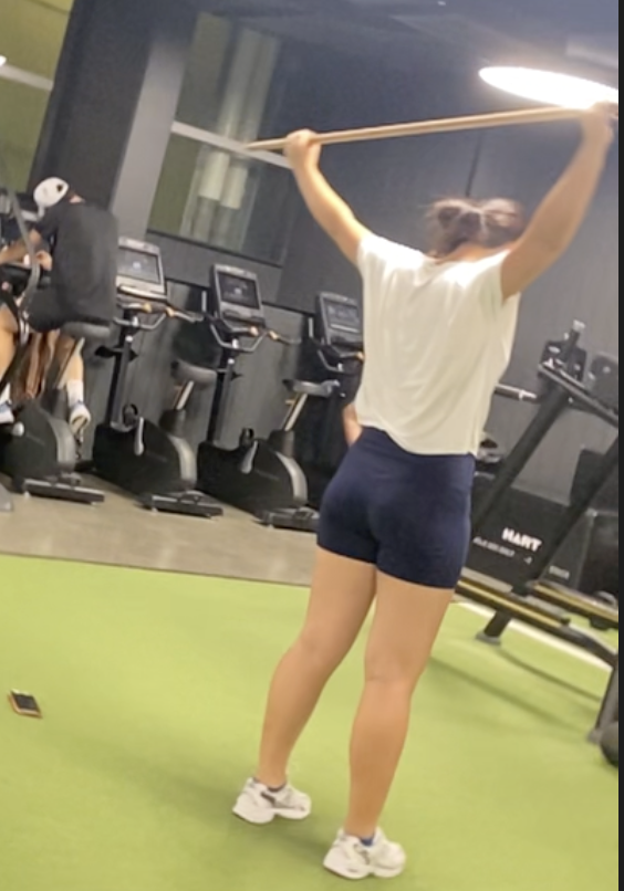 JIGGLY TINY BADDIE IN GYM SHORTS + extras - Short Shorts & Volleyball ...
