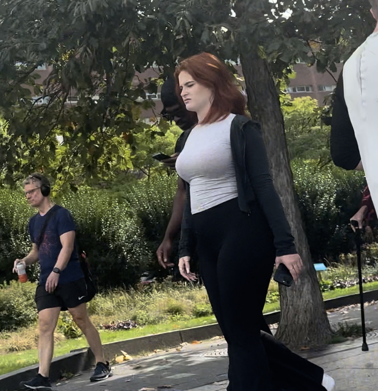 Thicc Redhead Paws Walking O C Vid Spandex Leggings And Yoga Pants Forum
