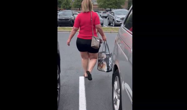 Blonde Bbw Milfтащs Fatass ёянс Was Eating Up Her Shorts Short Shorts