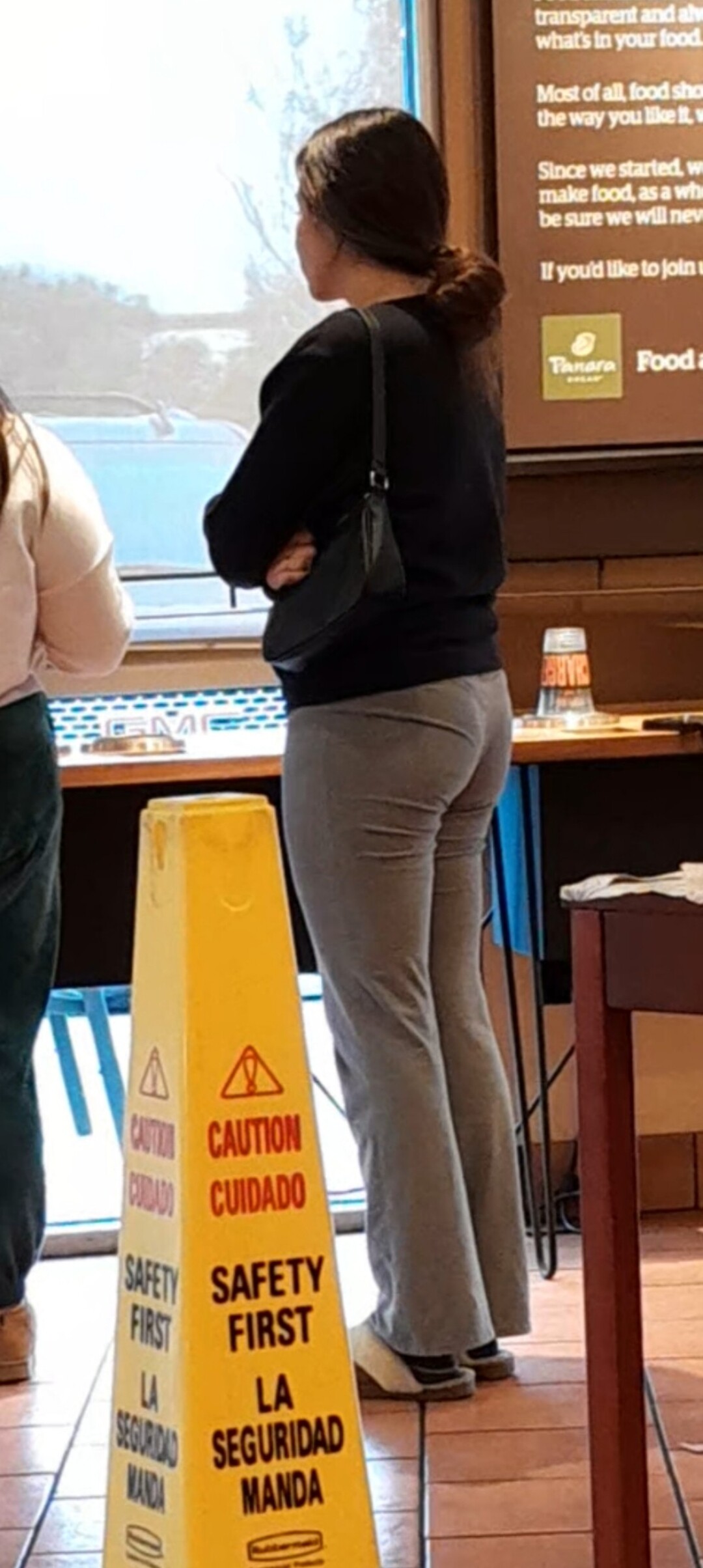 Cute Butt In Grey Pants Spandex Leggings And Yoga Pants Forum