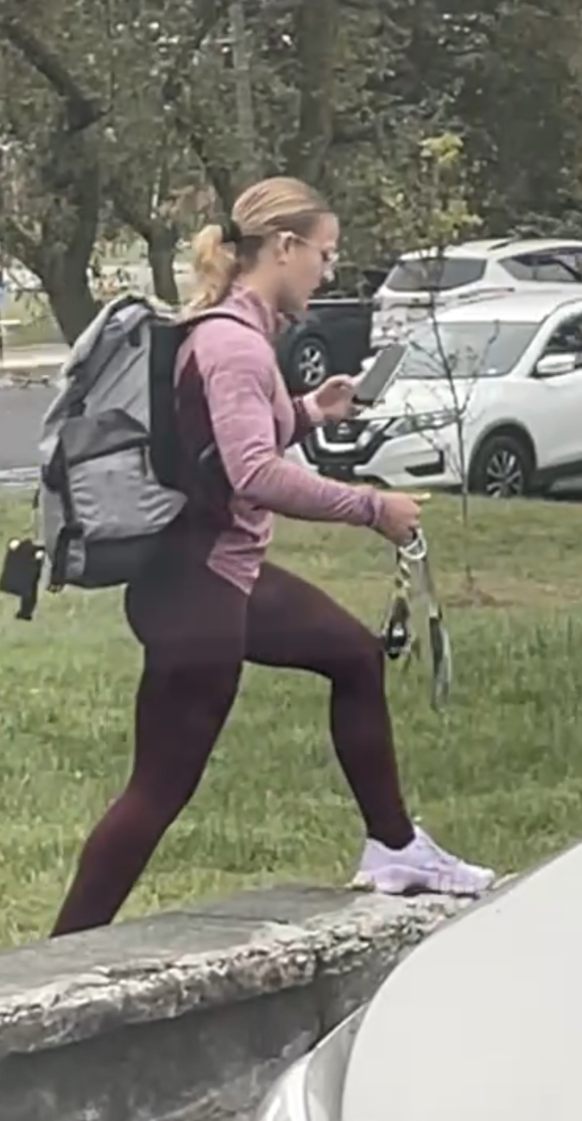Compilation of Blonde Fit Cheeky College Girl - Short Shorts ...